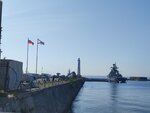 Jetty  (St. Petersburg, Kronshtadt, Srednyaya Harbor), i̇skele  Kronstadt'tan