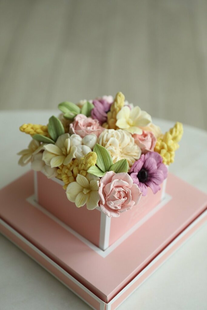 Pasta, şekerleme ve tatlı Цветы без воды, Saint‑Petersburg, foto