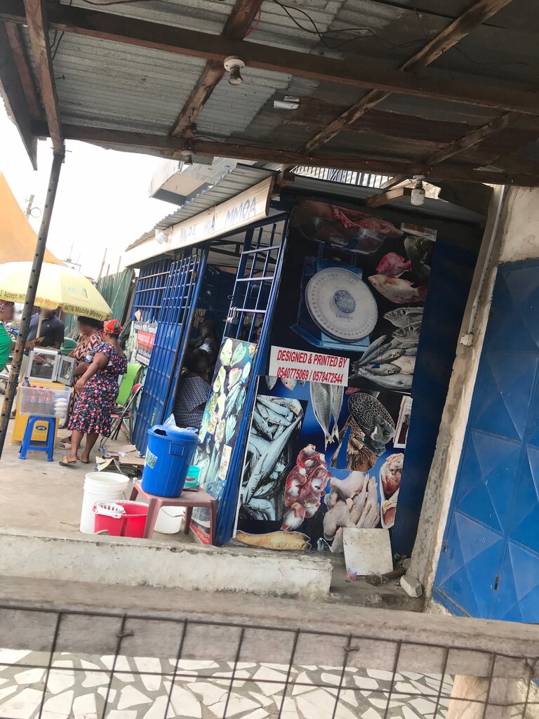 Market Nipa Hia Moa Frozen foods, Akra, foto