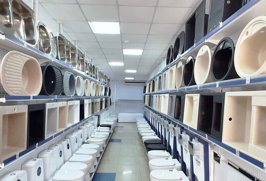 Banyo ve klozet mağazaları Центр сантехники, Artem, foto