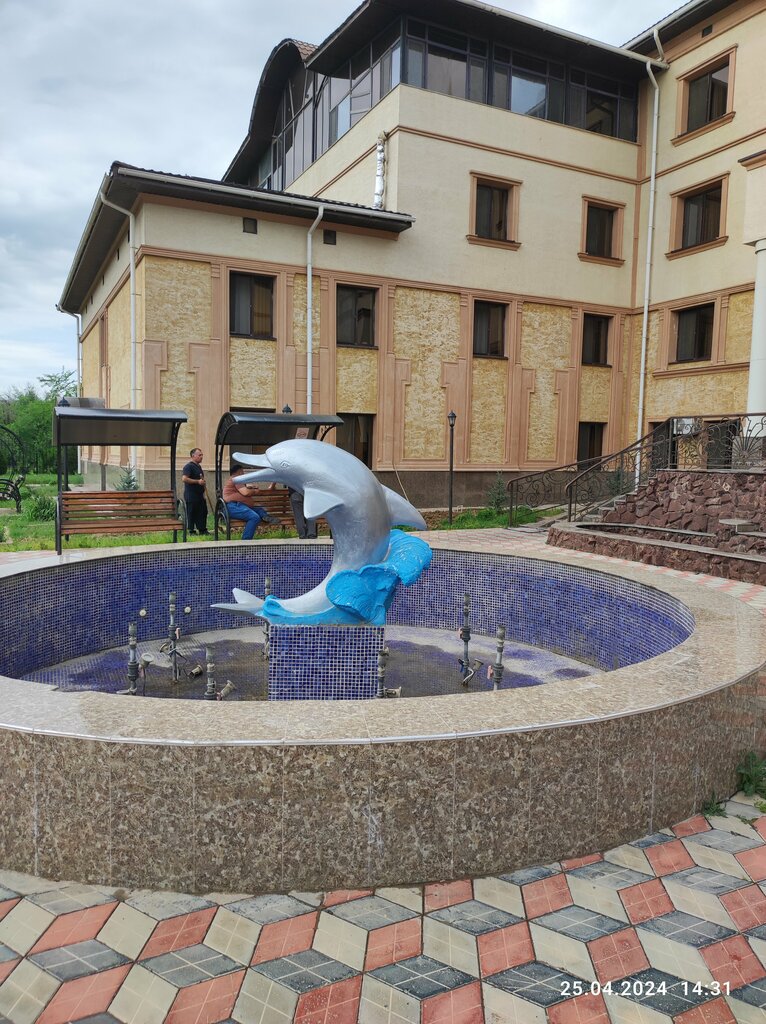 Maden suları, pınarlar ve çeşmeler Saryagash medical and rehabilitation complex, pump room, Türkistan eyaleti, foto