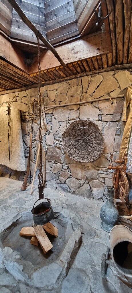 Müzeler ve sanat galerileri Осетинский дом, Dzau Bölgesi, foto