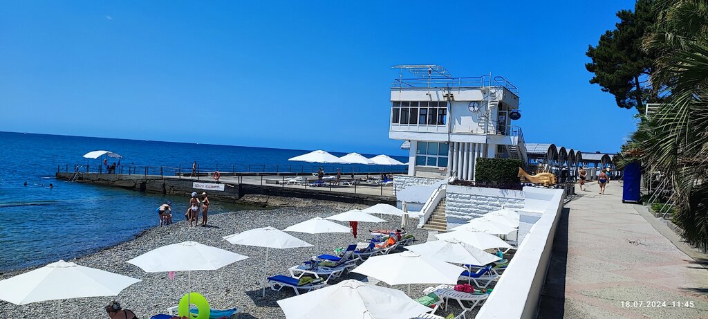 Plaj Beach of M.V. Frunze Sanatorium, Soçi, foto
