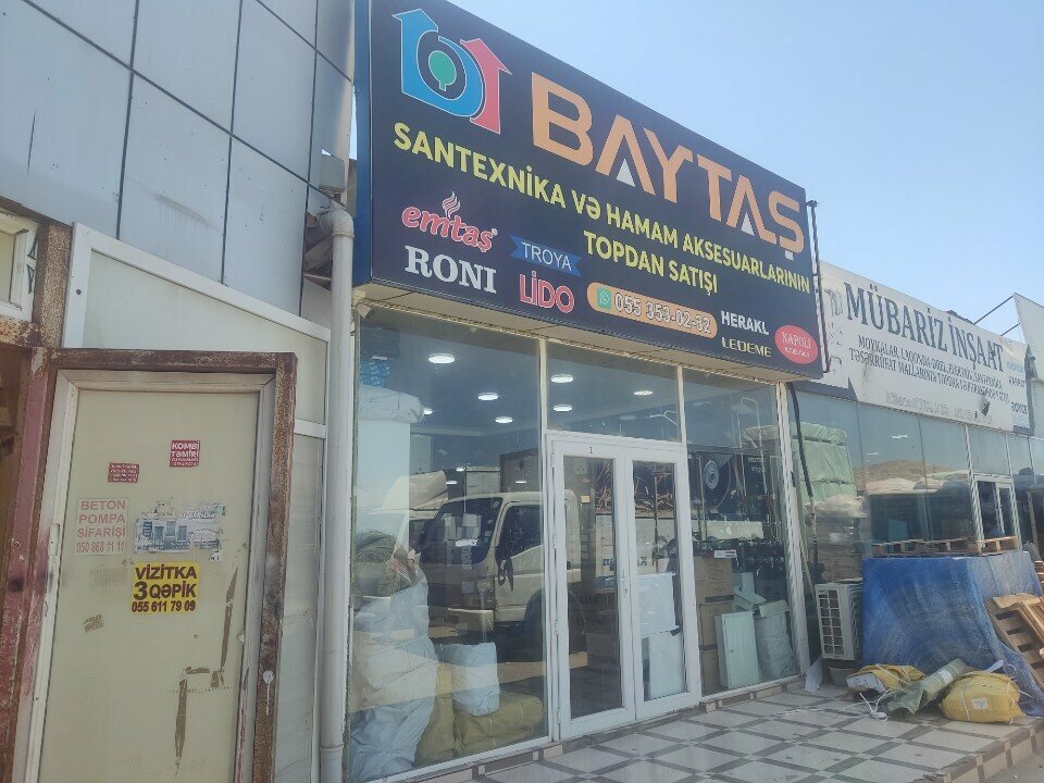 Banyo ve klozet ekipman ve aksesuarları üreticileri Baytaş, Bakü, foto