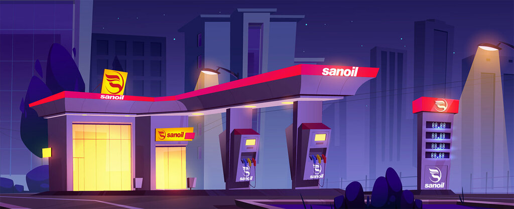 Benzin istasyonu Sanoil, Ankara, foto