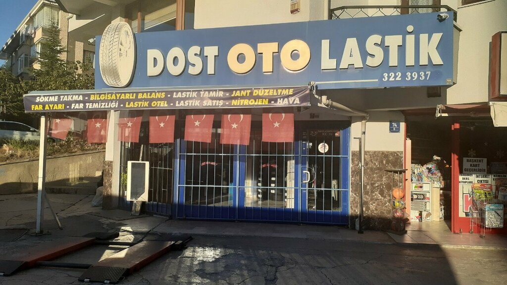 Jant ve lastikçiler Dost Oto Lastik, Ankara, foto