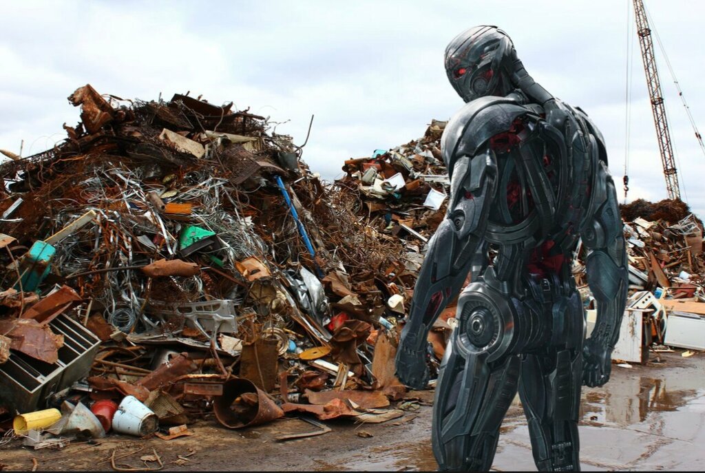 Hurda metal alımı Acceptance of scrap metal, Yuhnov, foto