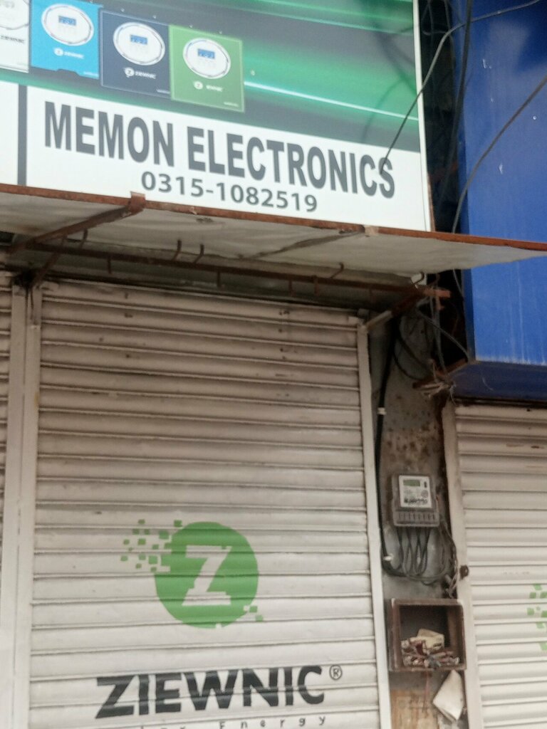 Elektrik ve elektrikli ürün mağazası Memon electronics, Karaçi, foto