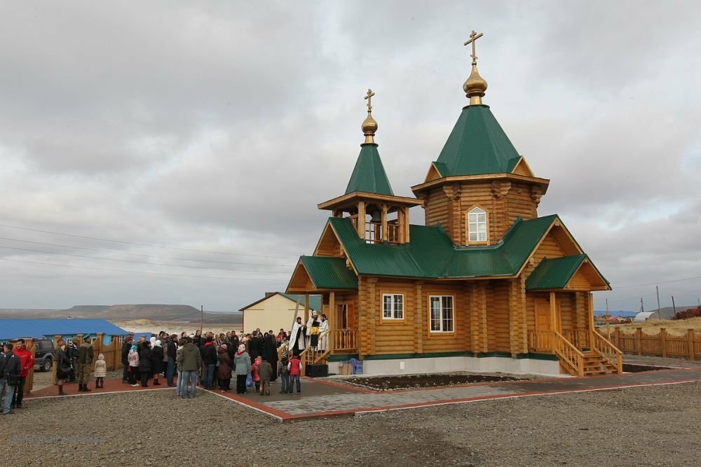 Ortodoks kiliseleri Церковь Николая Чудотворца, Kamçatski krayı, foto