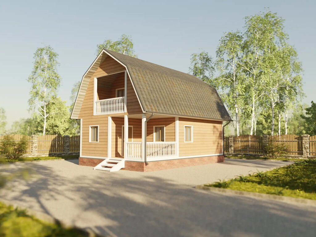 Yazlık ev inşaatı Sk StroyBest, Moskova, foto