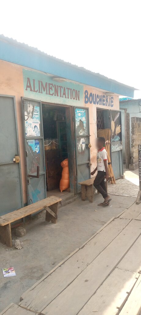 Kasap, şarküteri Alimentation Boucherie, Brazzaville, foto