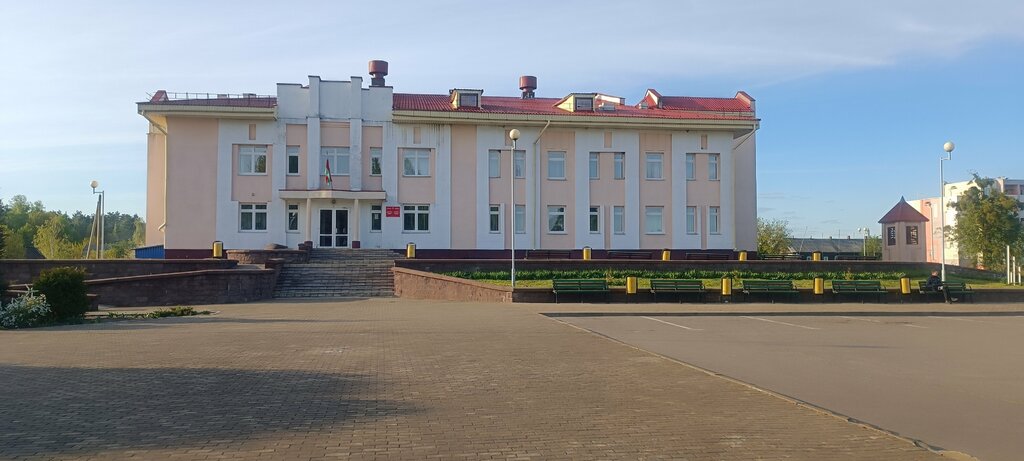 Kültür ocakları Dom Kultury Selsky Glushansky, Mogiliovskaya oblastı, foto
