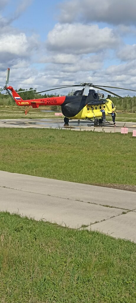 Helikopter pisti Вертолётная площадка, Komi, foto