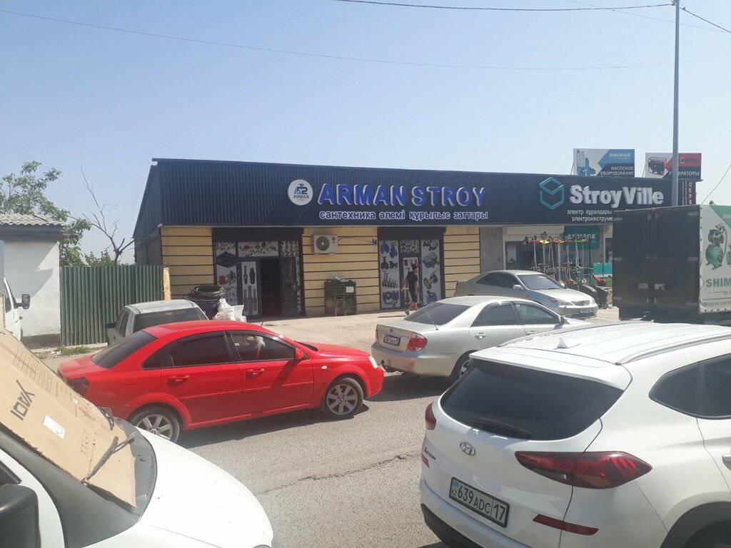 Boya ve cila malzemeleri üretim ve satış yerleri Paint, putty, screws, Çimkent (Şımkent), foto