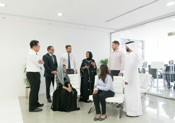 Emlak ofisi Savills, Dubai, foto