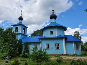 Tserkov Ikony Bozhiyey Materi Znameniye V Krasnykh Gorakh (Leningrad Region, Luzhskiy District, Tolmachyovskoye gorodskoye poseleniye, derevnya Krasnyye Gory), ortodoks kiliseleri  Saint‑Petersburg ve Leningradskaya oblastından