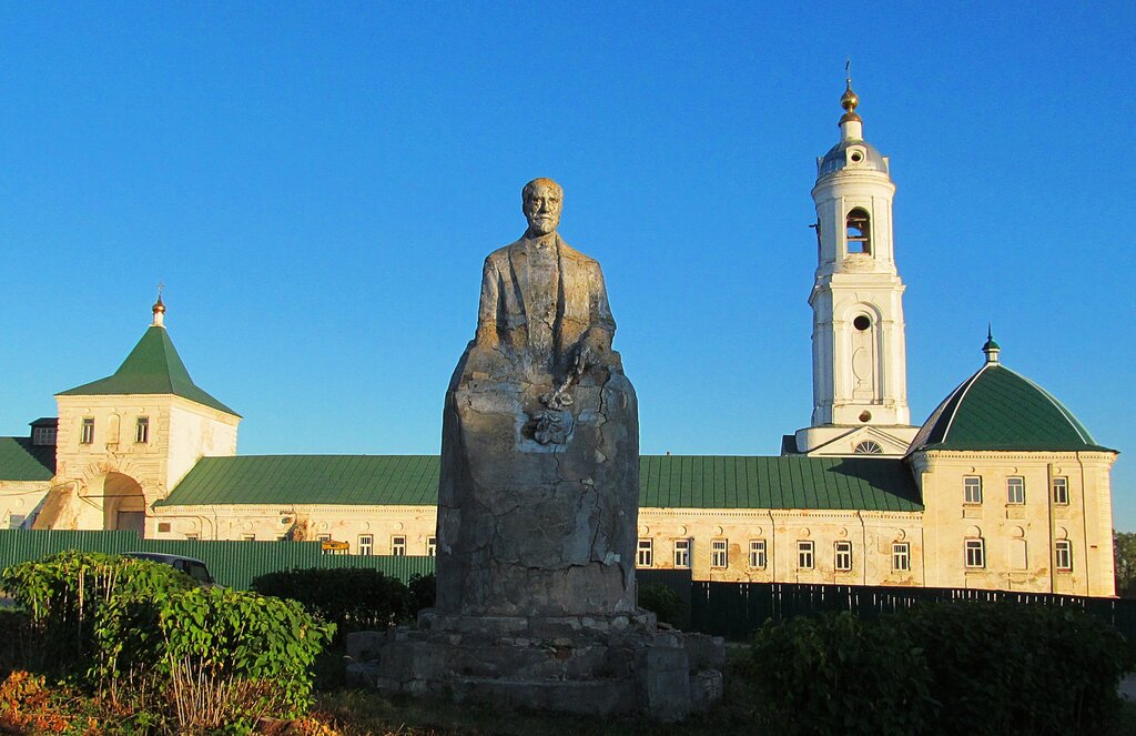 Anıt, heykel И.В. Мичурин, Mordovya, foto