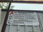Vulica Valadarskaga (Magiliowskaja voblasc, Babrujsk, vulica Pushkina), toplu taşıma durağı  Bobruisk'ten