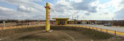 Benzin istasyonu Gas Station, Volgogradskaya oblastı, foto