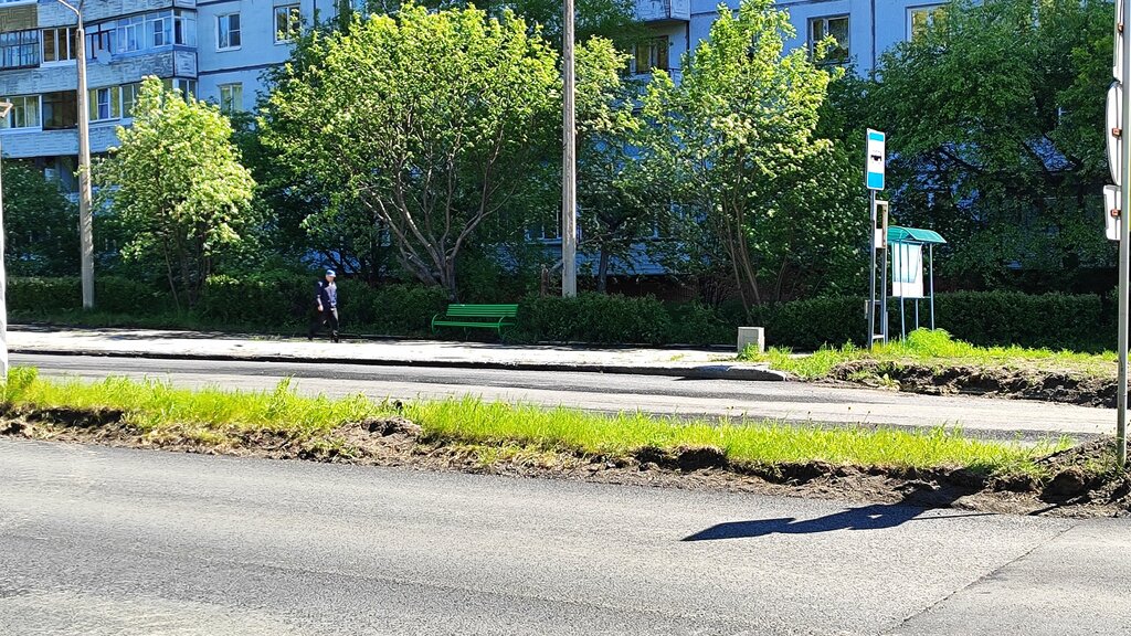 Toplu taşıma durağı Проспект Щелкина, Snejinsk, foto