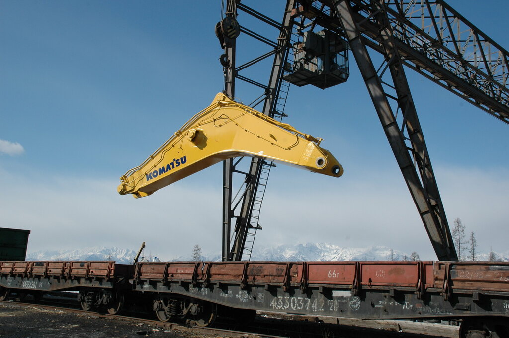 Demiryolu kargo Чарская промышленная компания, Zabaykalski krayı, foto