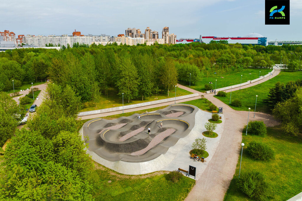 Kaykay parkı Памп трек, Saint‑Petersburg, foto