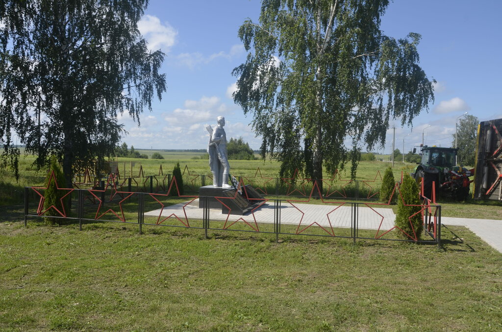 Anıt, heykel Памятник, Kalujskaya oblastı, foto