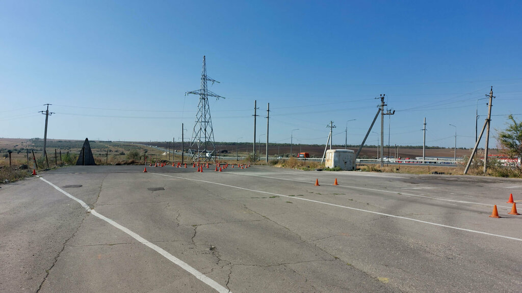 Ehliyet sınav alanı Автодром, Saratovskaya oblastı, foto