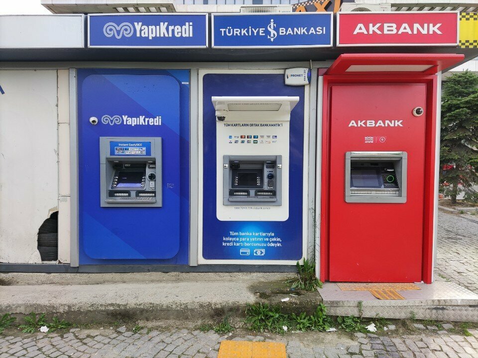 ATM'ler Yapı Kredi, İstanbul, foto