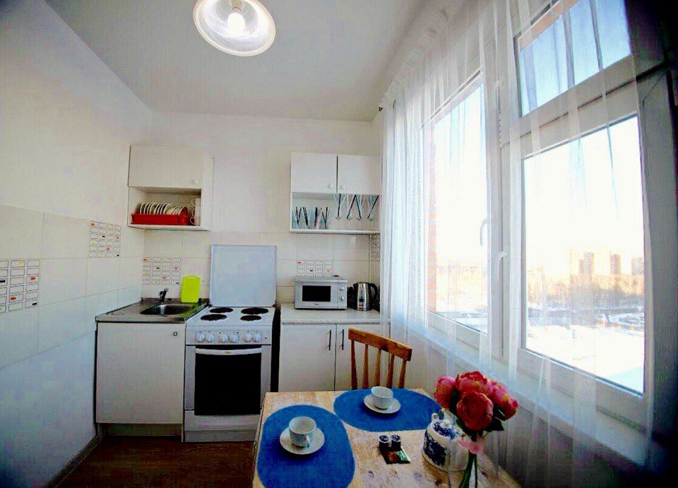 Kısa süreli konaklama Apartment on Fizkulturnaya 4, Lobnia, foto