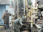 Leningradskaia burovaia compania (Novgorodskaya ulitsa No:9), sondaj çalışmaları  Volhov'dan