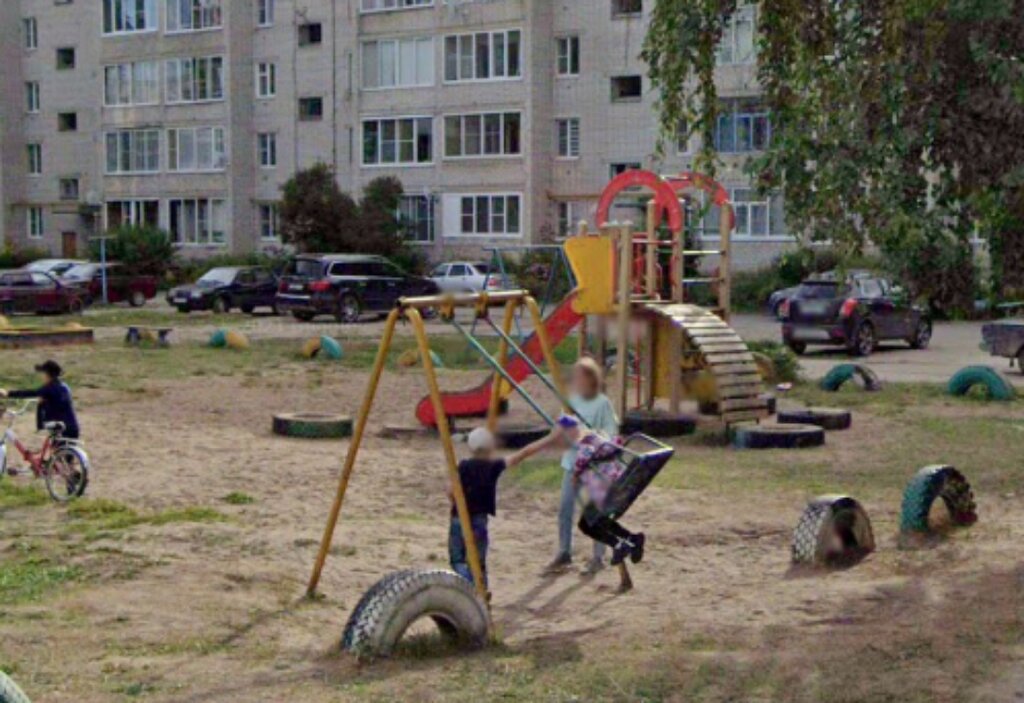 Oyun alanı Playground, Kotlas, foto