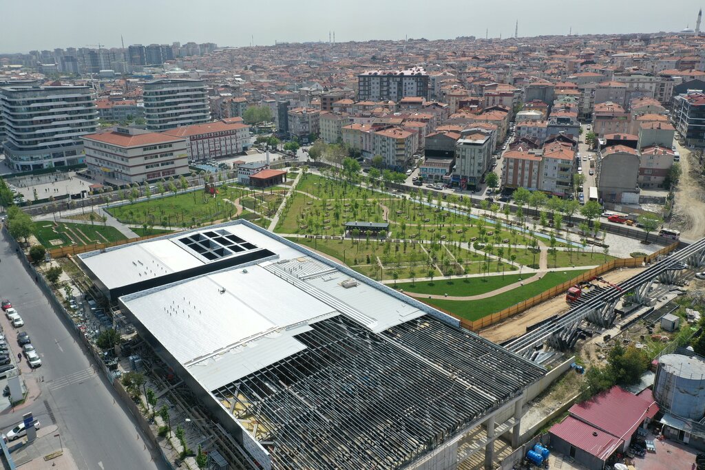 Afet ve acil durum toplanma alanı Güngören Açık Geçici Barınma Alanı, İstanbul, foto