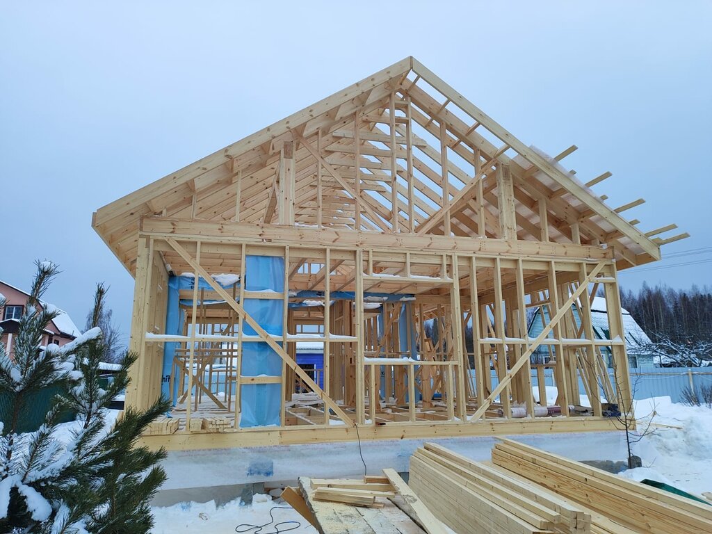 Prefabrik binalar Domokomplekt. store, Vladimirskaya oblastı, foto