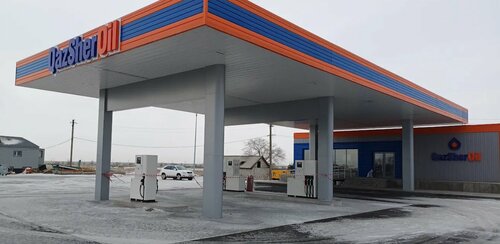 Benzin istasyonu QazSherOil, Pavlodar eyaleti, foto