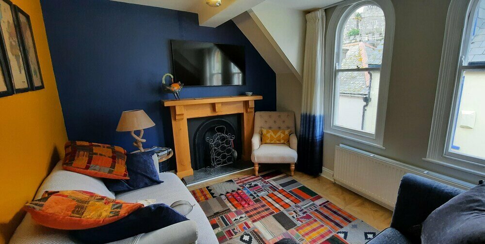 Otel Newly Refurbished 2nd Floor Apartment Lil Nauti, Cornwall County, foto