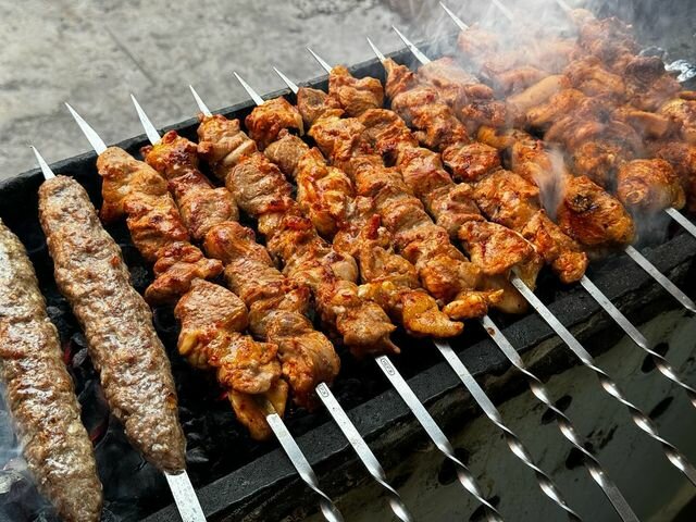 Kafe Shish kebab From Jamal, Almatı, foto