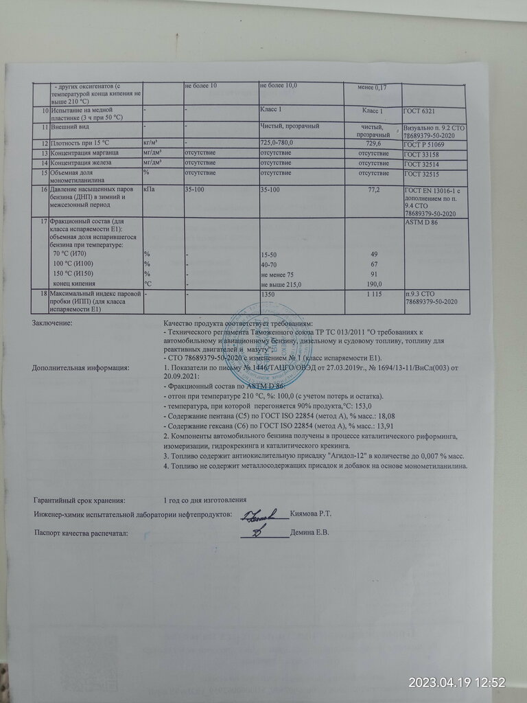 Benzin istasyonu Oyl Motors, Pohvistnevo, foto