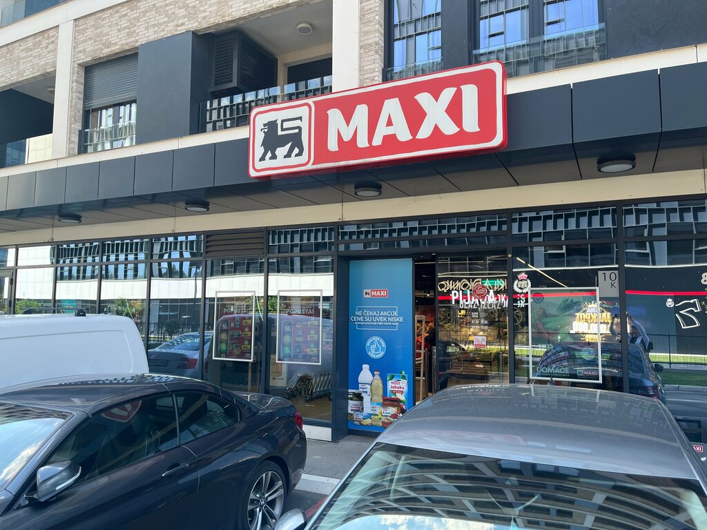Süpermarket Maxi, Belgrad, foto