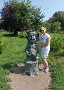 Большой Ух (Novosibirsk Region, Berdsk, Gorodskoy park Berdska), park, sokak heykeli  Berdsk'ten