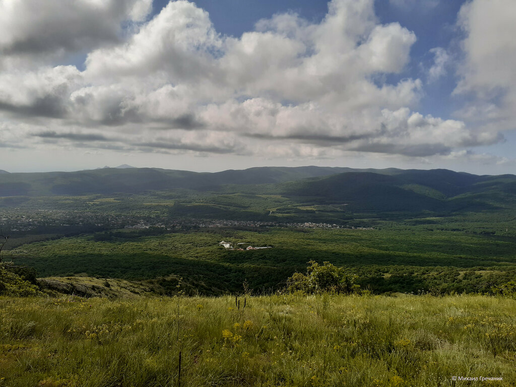 Dağ zirvesi Гора Агармыш, Kırım Cumhuriyeti, foto