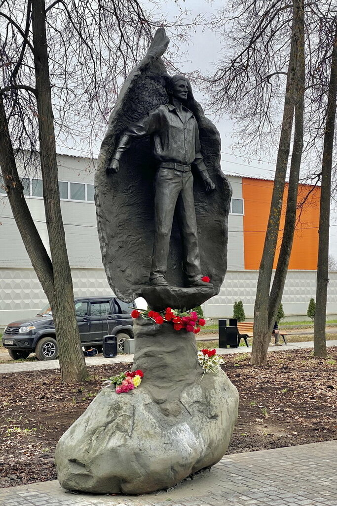 Anıt, heykel Михаил Козырев, Lixoslavl, foto