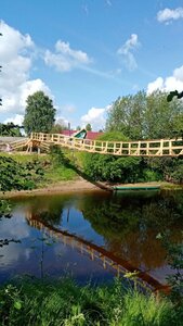 Висячий мост (Archangel Region, Onezhskiy munitsipalny okrug, reka Kodina), turistik yerler  Arhangelskaya oblastından