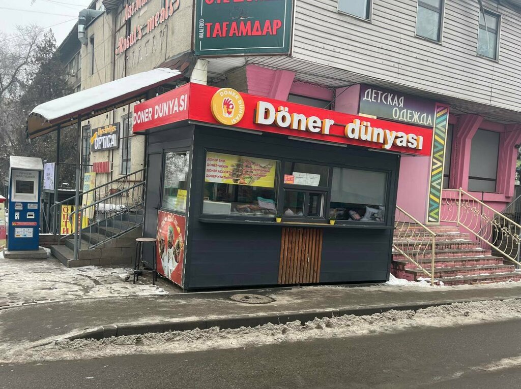 Fast food Doner dunyasi, Almatı, foto