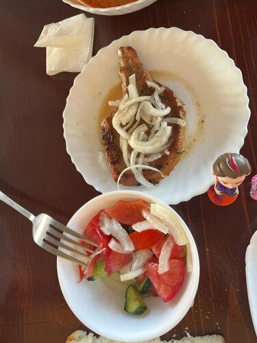 Kantin, yemekhane Usadba, Rostovskaya oblastı, foto