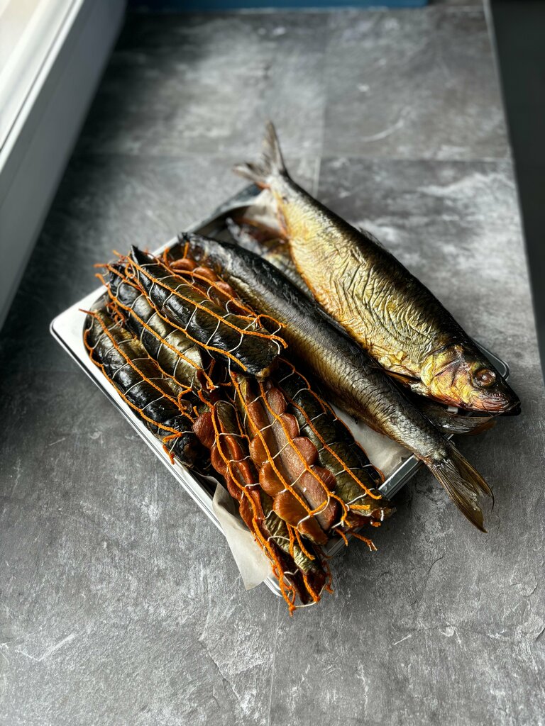 Balık ve deniz ürünleri Moriki, Sovetskaya Gavan, foto