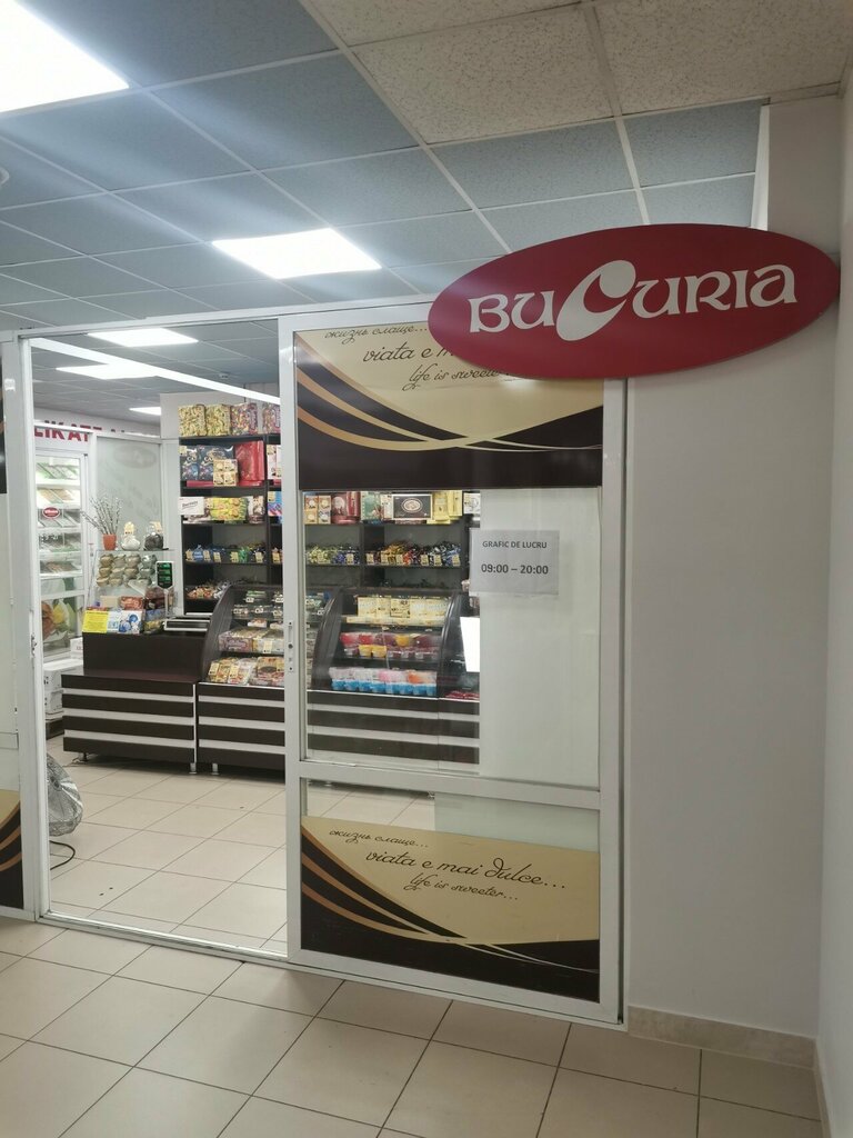 Pasta, şekerleme ve tatlı Bucuria, Kişinev, foto
