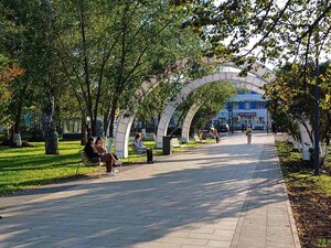 Центральный парк культуры и отдыха имени А.М. Матросова (Republic of Bashkortostan, Ishimbay, Tsentralny park kultury i otdykha imeni A.M. Matrosova), kültür ve eğlence parkları  İşimbay'dan