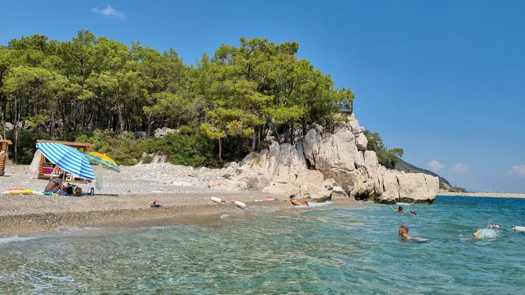 Plaj Küçük Çaltıcak Plajı, Antalya, foto