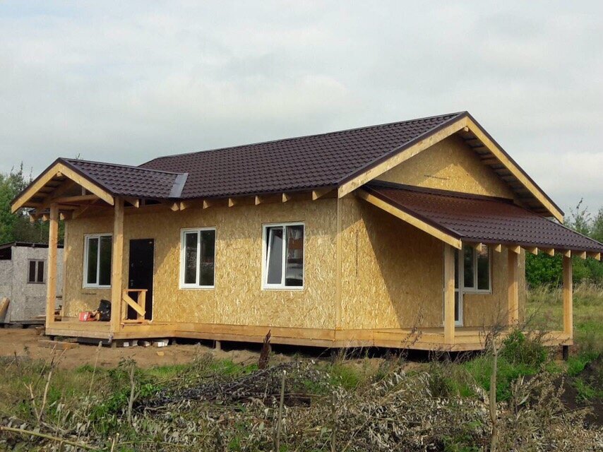 Yazlık ev inşaatı Dalopan - Sip, Kirov, foto